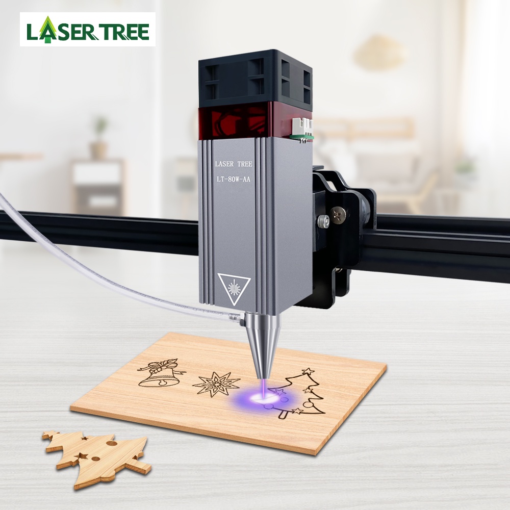 Laser Tree 80w Laser Module With Air Assist 20w 40w 450nm Blue Laser
