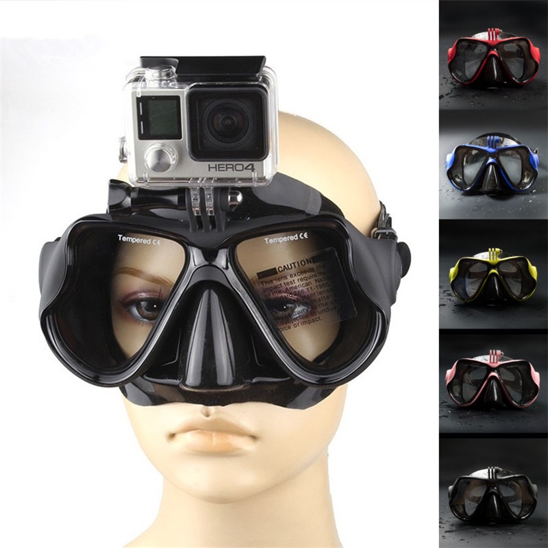 GoPro Tempered Glasses Lenses Diving Mask Mount Adapter Snorkeling ...