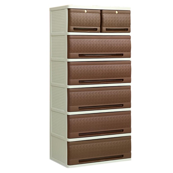 Zooey Native Rattan Drawer 6 layer -2002-6L | Shopee Philippines