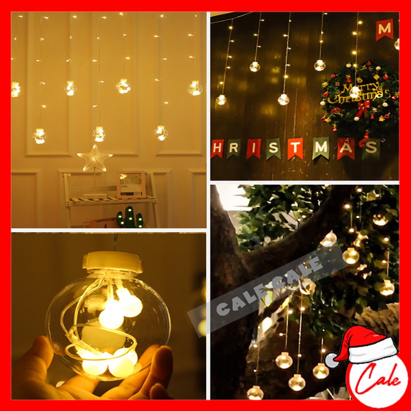 108LED light string, Christmas light string with 12 transparent ...