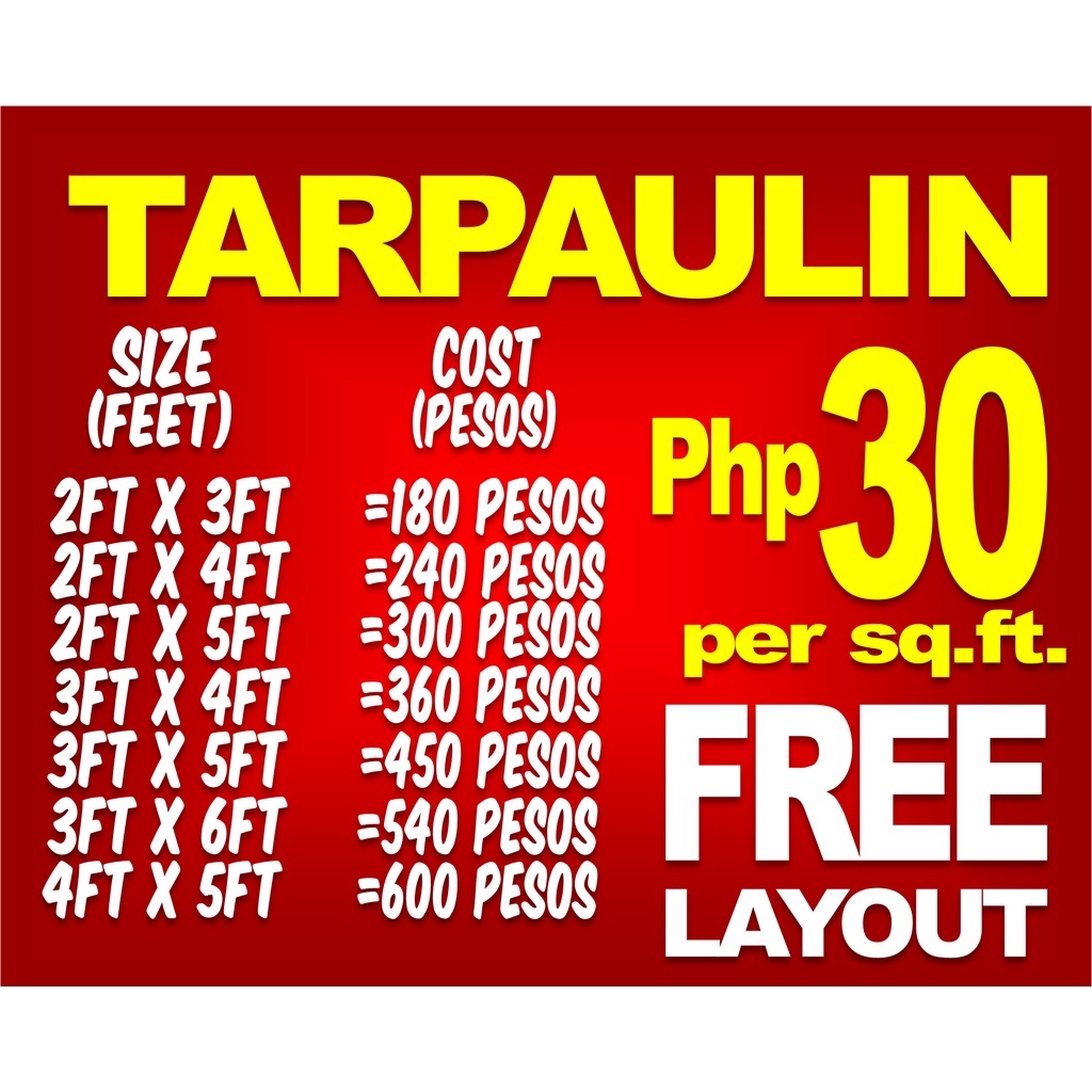 Tarpaulin Printing Free Layout for Birthday, Debut, Special Events ...