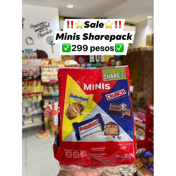 ASSORTED MINIS CHOCOLATE BARS 297.6h | Shopee Philippines