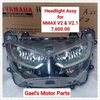 HEADLIGHT ASSY FOR NMAX V2 AND V2.1 YAMAHA GENUINE PARTS | Shopee ...