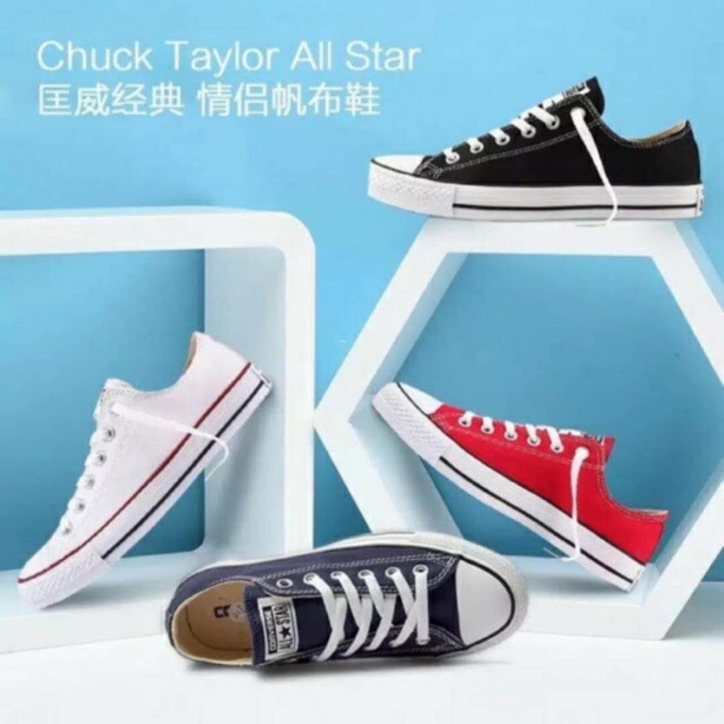 Korean running Converse Chuck Taylor All Star shoes for Men | Shopee ...