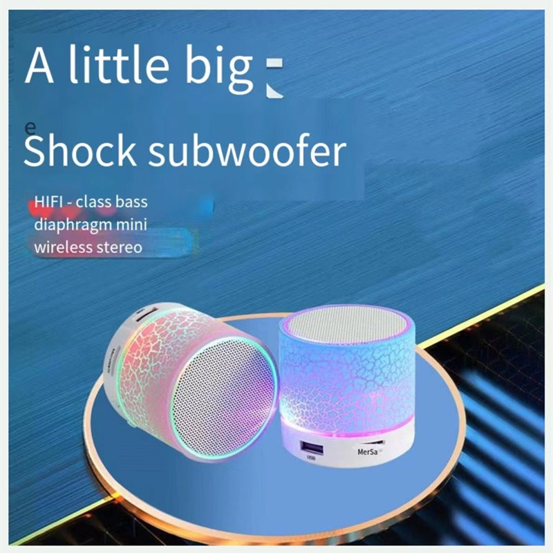 Mini LED Speaker Chargeable Portable Bluetooth Speakers Small A9 S10 ...