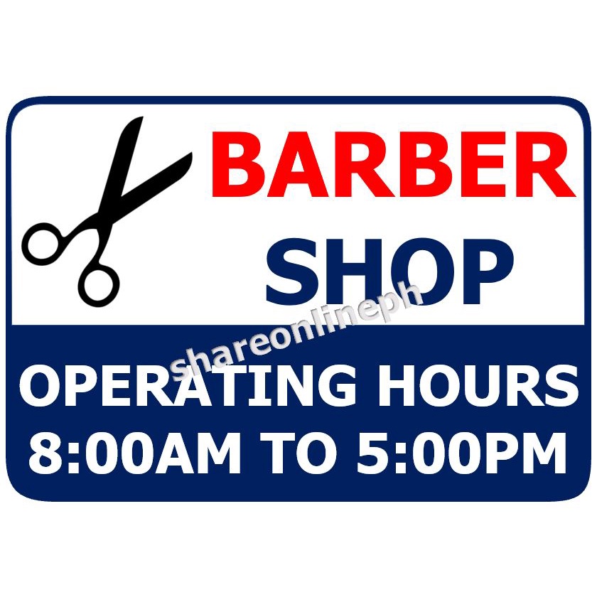 Laminated Signages | Barber Shop | Signage | Sign Boards | Barber Shop ...