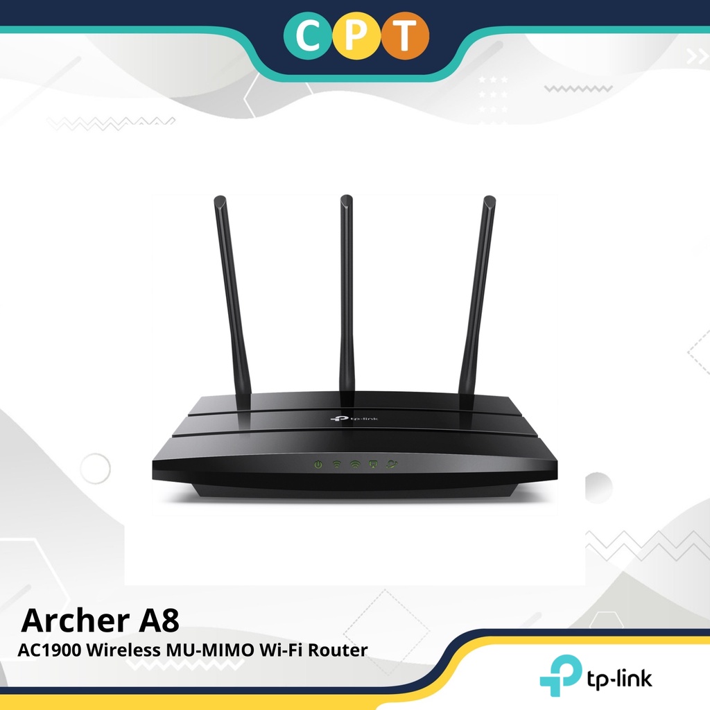 TP-Link Archer A8 AC1900 Wireless MU-MIMO Wi-Fi Router | Shopee Philippines