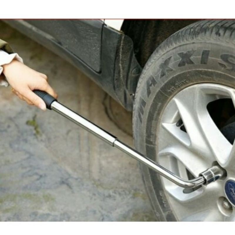 Car Tire Wrench L-type mobile socket wrench | Shopee Philippines