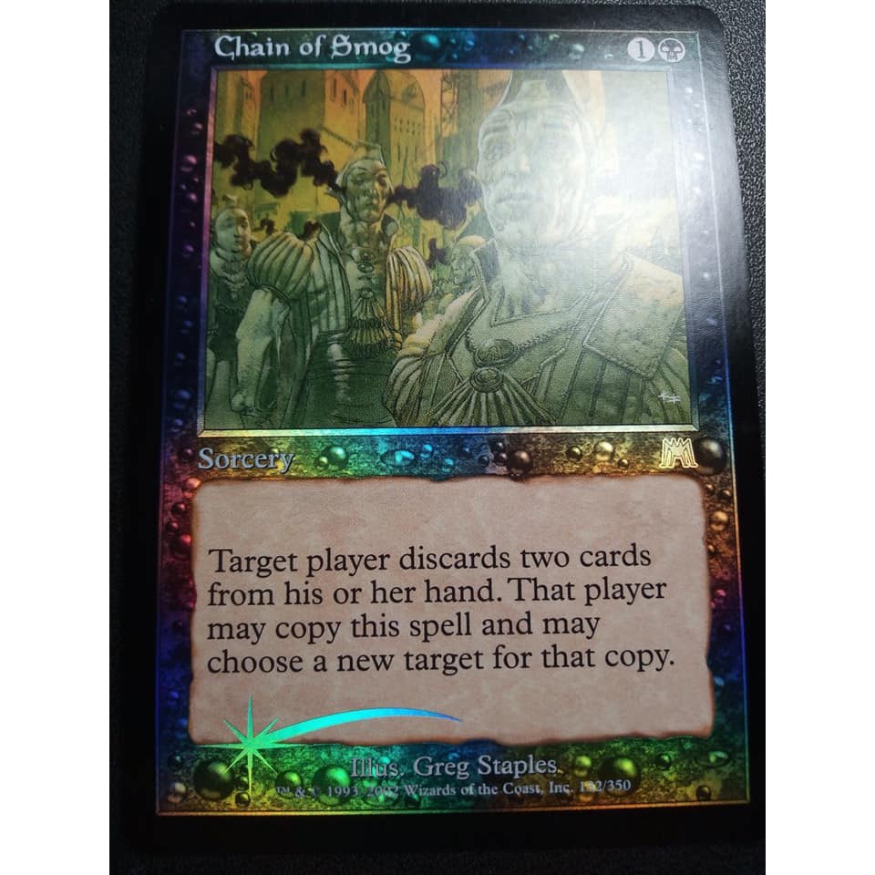 Magic the Gathering : Chain of Smog (FOIL) - ONS Near Mint - UC MTG ...