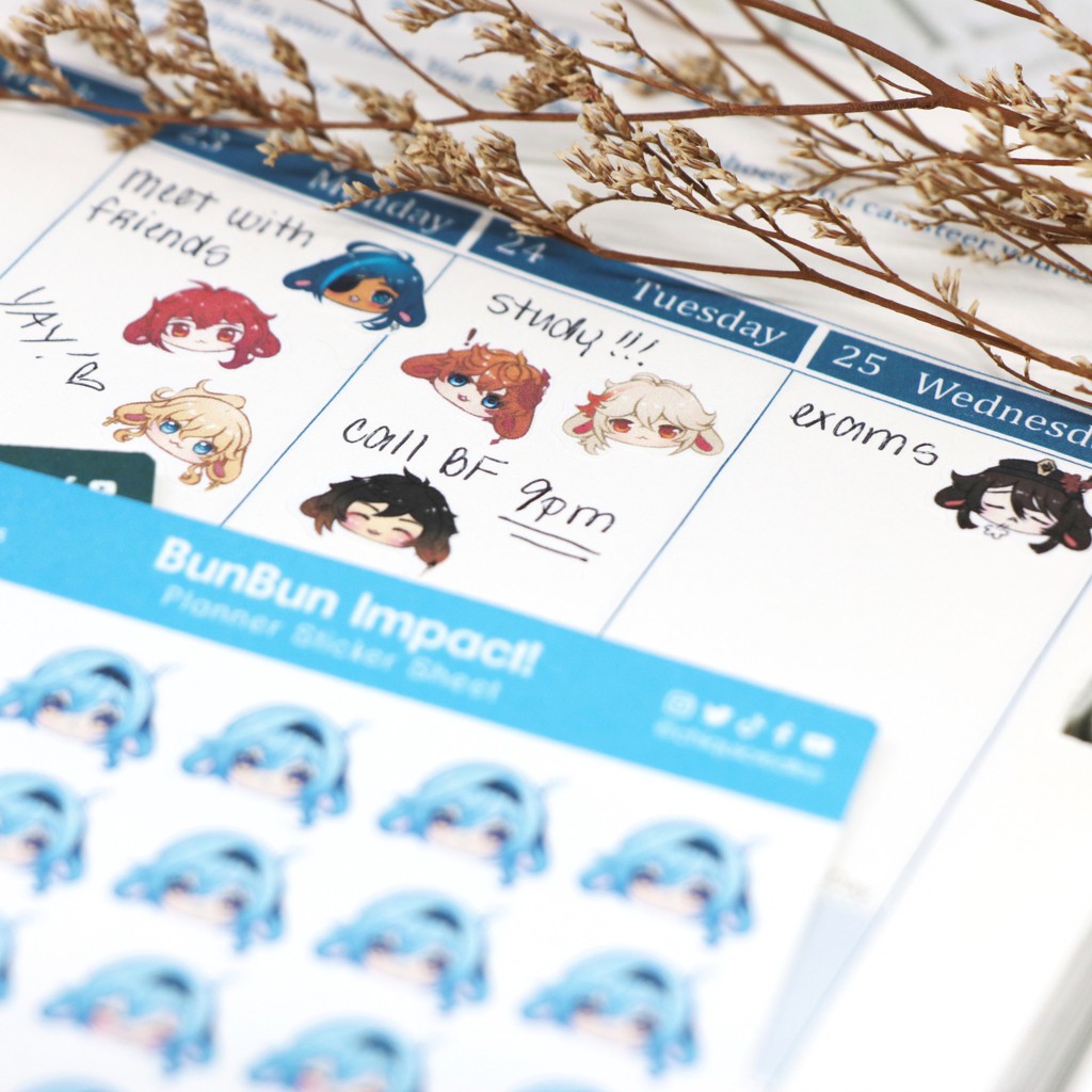 Papercraft Kaeya Alberich Diluc Ragnvindr Genshin Impact Planner ...