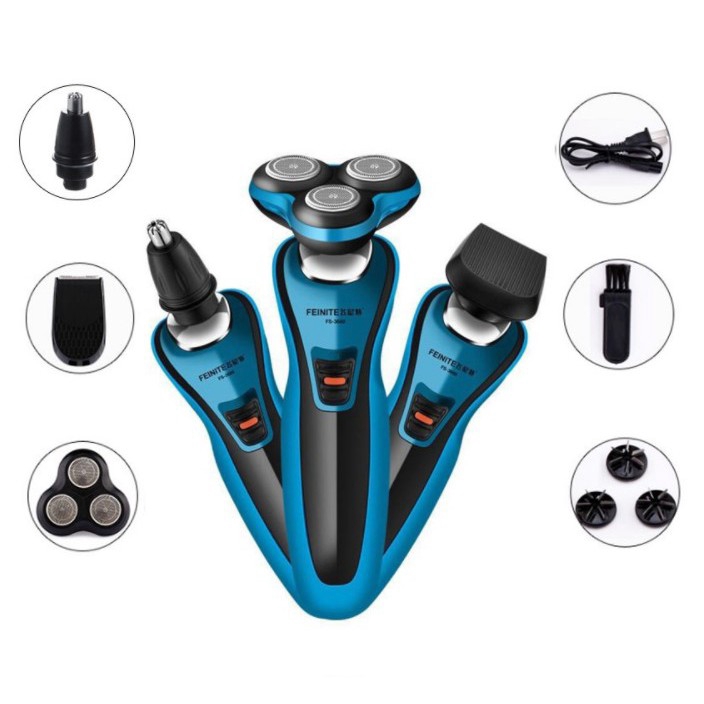 Professional 3 in 1 Shaver Beard Hair Trimmer Nose Hair Clipper ...