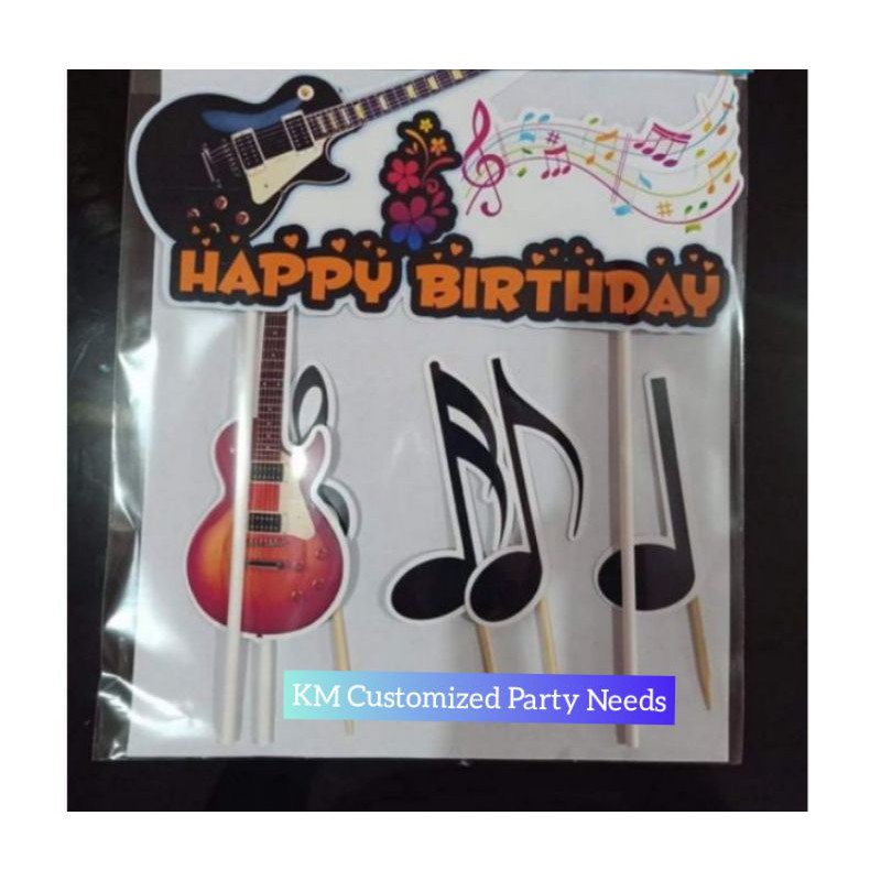 Music Theme Cake Topper | Shopee Philippines