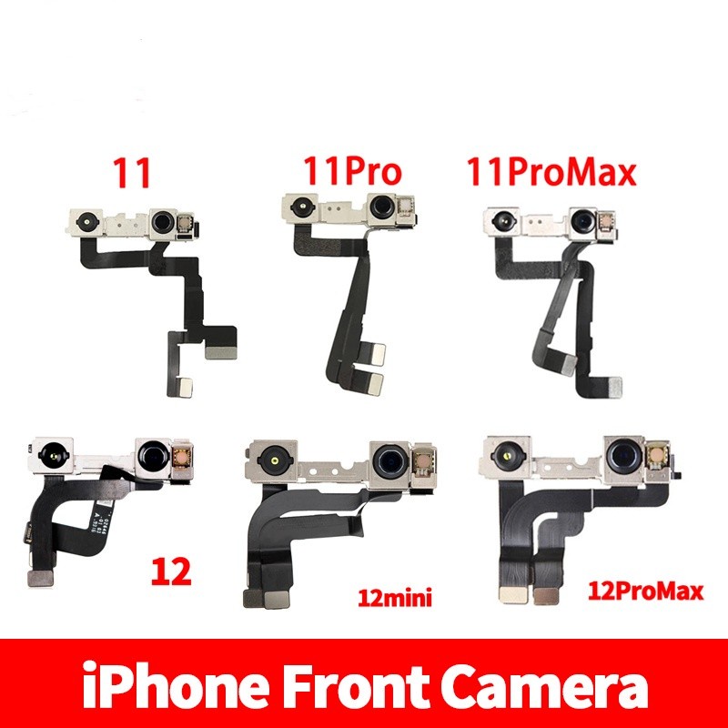 Original Small Front Camera For iPhone 11 12 13 Pro Max Mini Proximity Sensor Face Front Camera ...