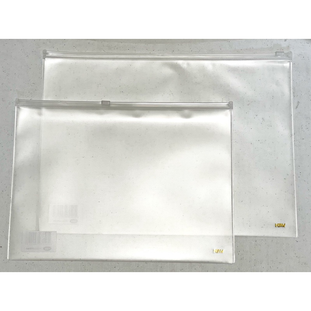HBW Plastic Envelope Zip Type [A4 & FC Size] (5 pcs per order) | Shopee ...