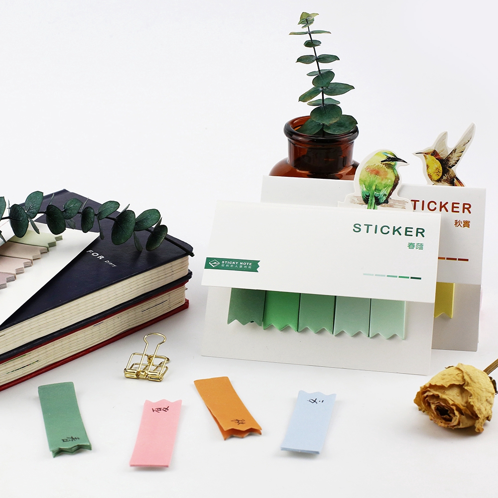 100Pcs Mini Sticky Note Set Portable Creative Memo Pad Note Index ...