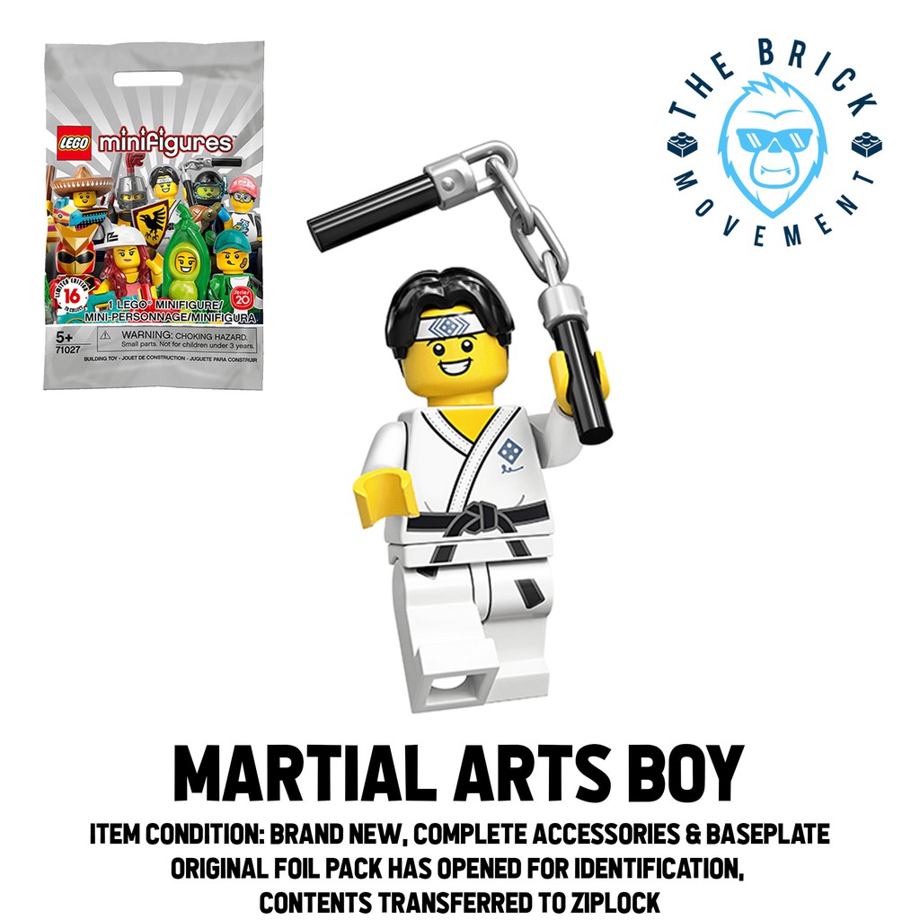 LEGO® Collectible Minifigure Series 20: Martial Arts Boy Minifigure ...