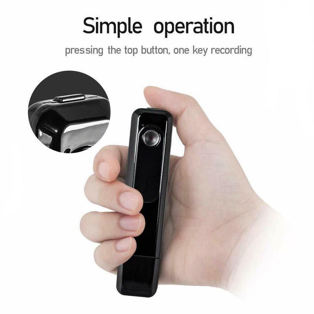 1080P Mini Camera Recorder HD Wearable Loop Recorder, Portable Indoor ...