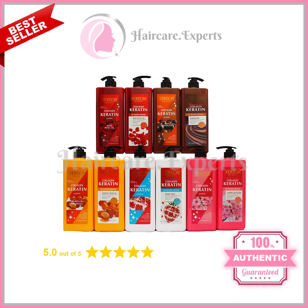 Verdon Natural Nourishing Collagen Keratin Deep Treatment Shampoo ...