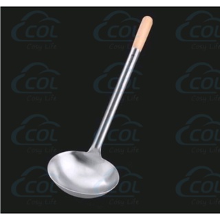 Sandok/Ladle With Wood Handle Stainless Makapal Sizes: [8onz/10onz ...