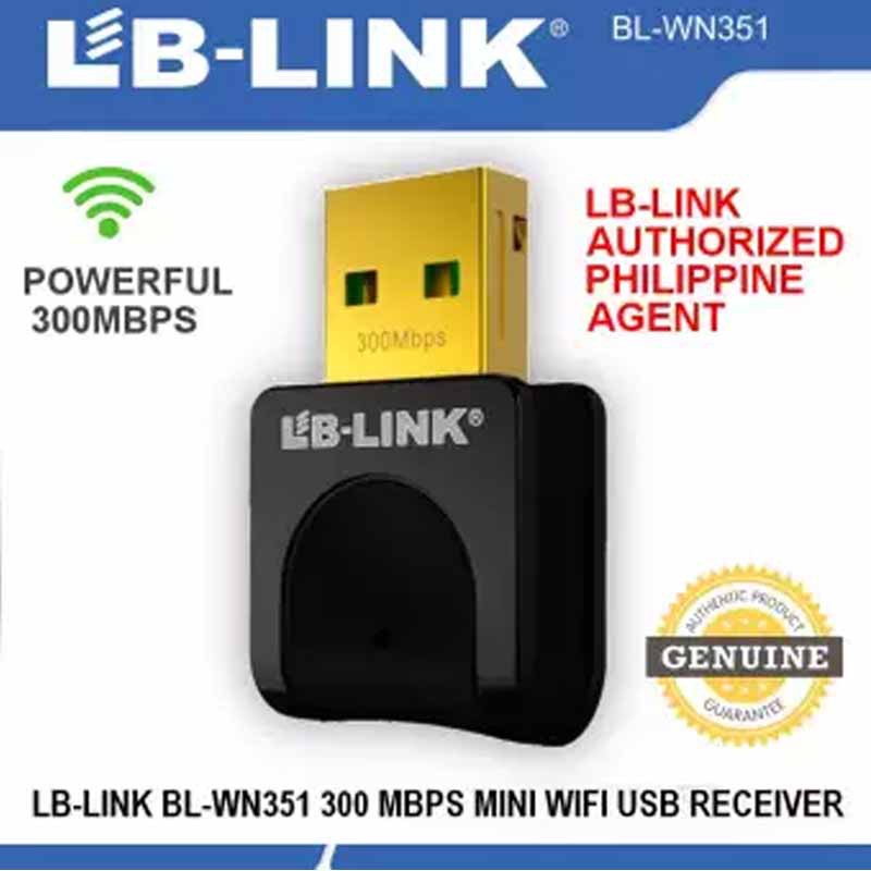 LBLINK BL-WN351 300MBPS Mini USB WiFi Adapter [ lb-link ] | Shopee Philippines