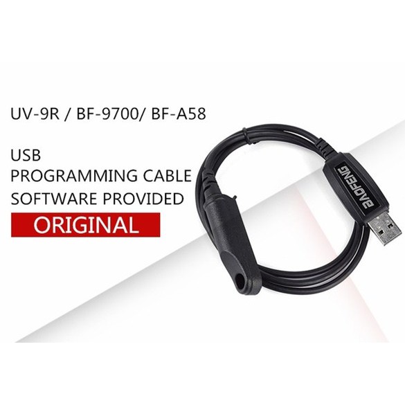 Baofeng Program Cable For Waterproof Radio A58 9R Plus 9700 W/Software ...