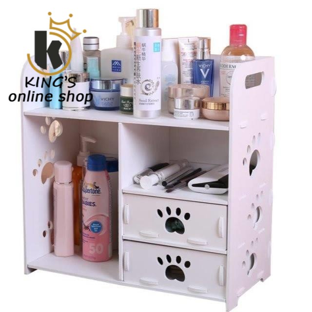 Wood Storage Racks Cosmetic Drawer Cabinet Organizer | Shopee Philippines
