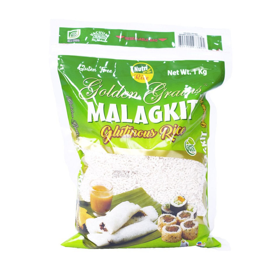 Golden Grains Malagkit Glutinous Sticky Rice 1kg | Shopee Philippines