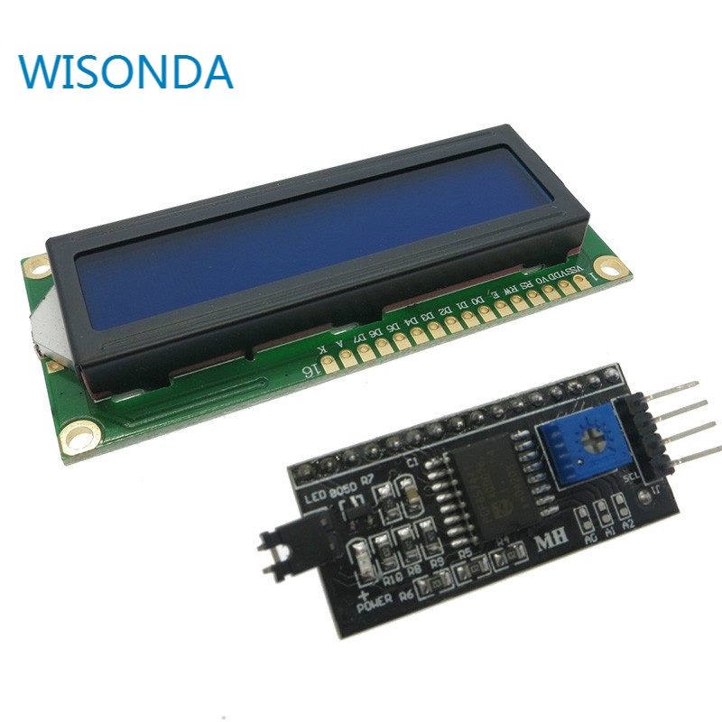 LCD module Blue Green screen IIC/I2C 1602 for arduino 1602 LCD UNO r3 mega2560 LCD1602+IC2 ...