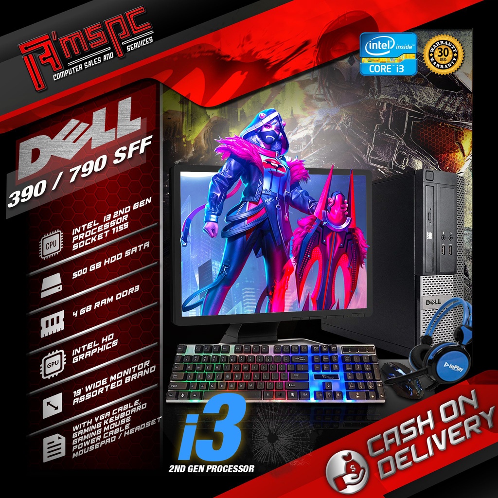 DESKTOP and CPU ONLY i3/ i5 2ND | 4GB RAM 500GB HDD | DELL OPTIPLEX 390 ...