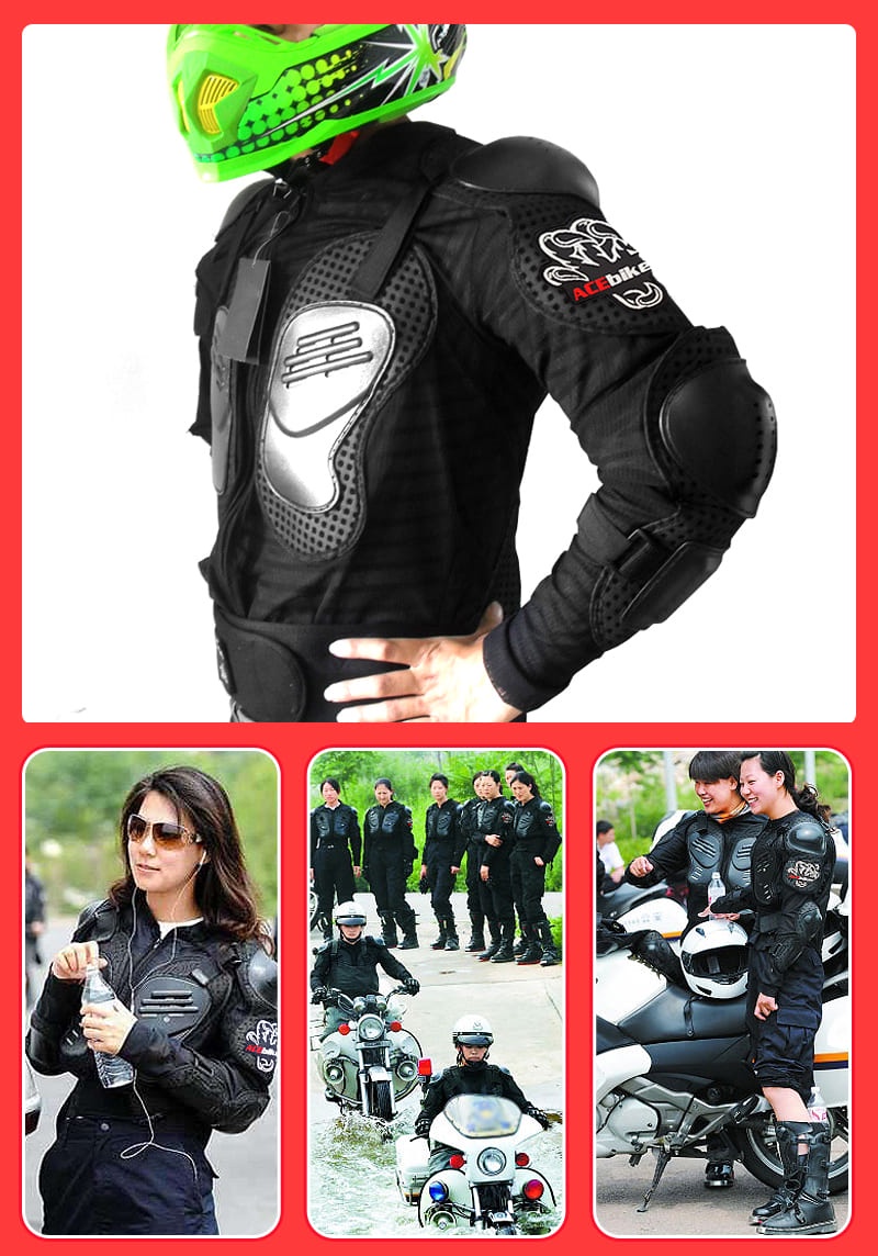Acebiker Motorcycle Racing Street Riding Professional Body Protection ...