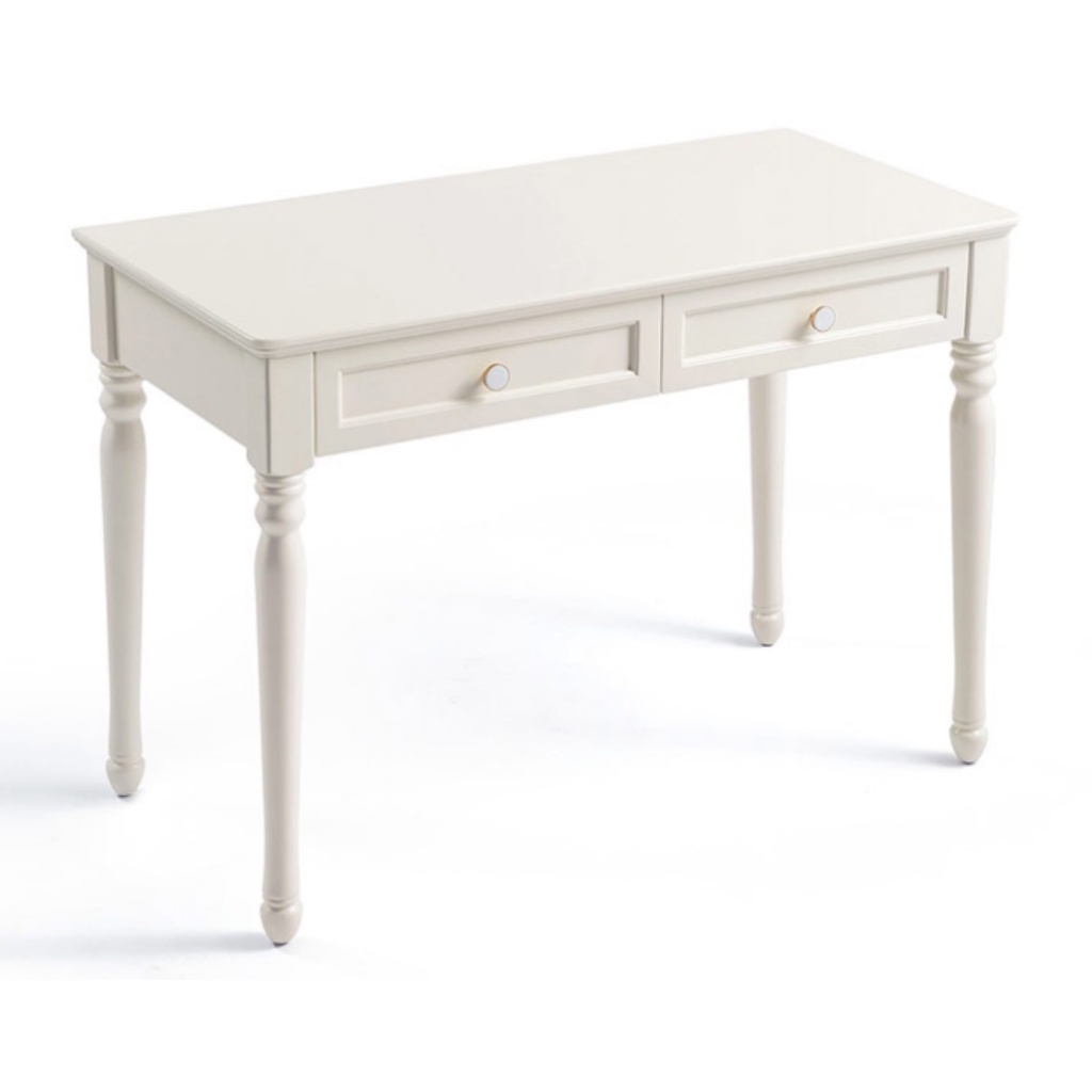 Audrey White Computer Table with drawer-Writing Desk Study Table ...