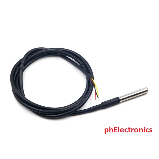 ds18b20 DS18B20 Waterproof Digital Temperature Sensor Probe with wire ...