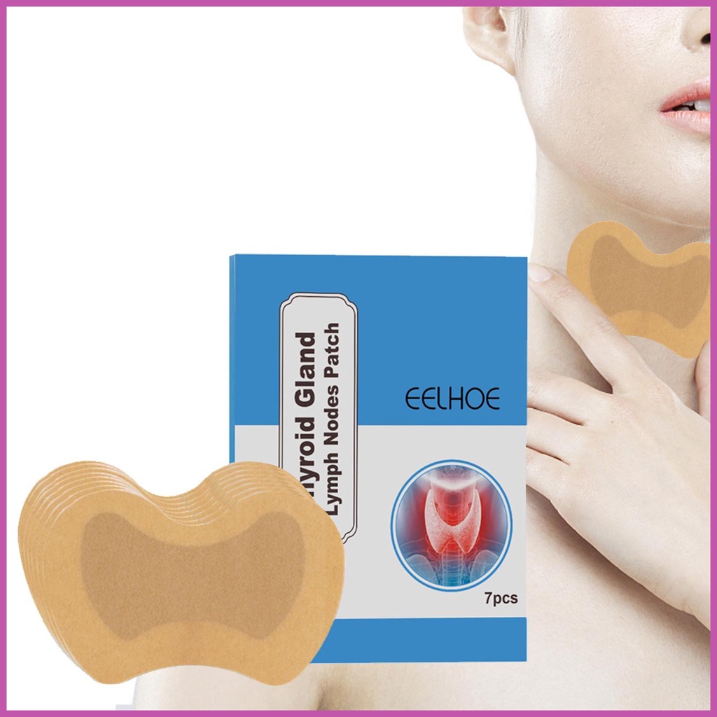 7 Pcs Lymphatic Care Patch Thyroid Lymph Patch Herbal Underarm Neck ...