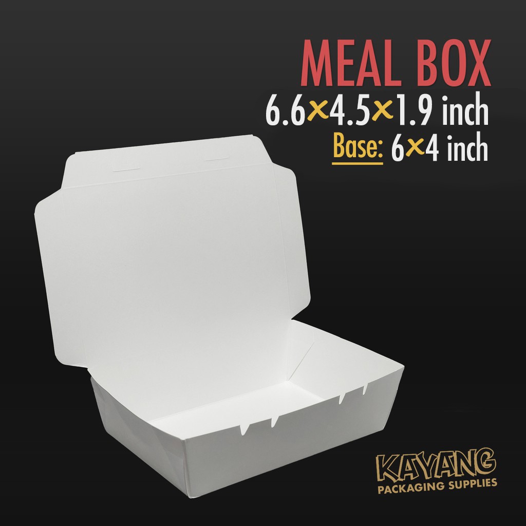 Meal Box [25 pcs] Laminated - 700cc - Meal box | Food Storage Container ...