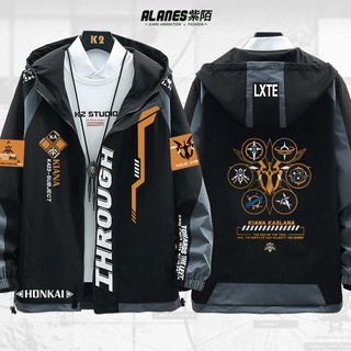 Anime Honkai Impact 3 Kiana Kaslana Cosplay Costumes Long Sleeve Print ...