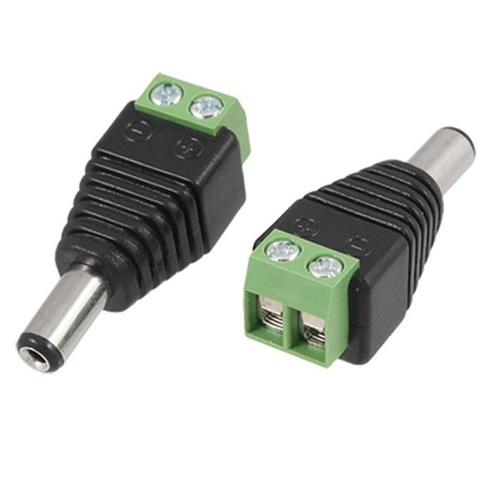 12V DC Male Balun Plug Power Connector | Shopee Philippines