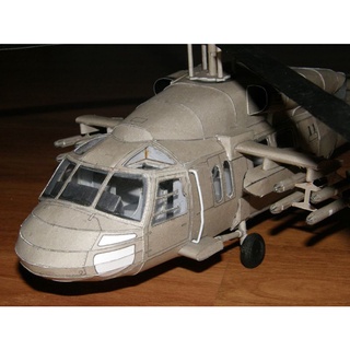 1:33 American Black Hawk UH-60 Multipurpose Helicopter Paper Model ...