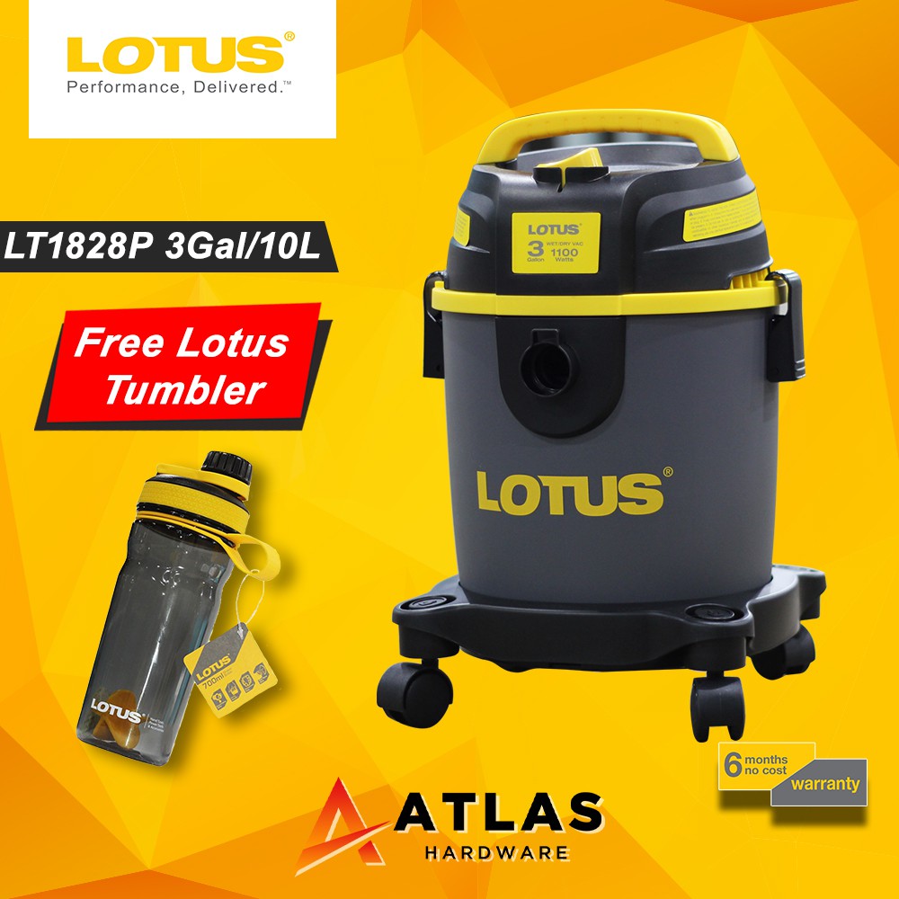 Lotus Wet/Dry Vacuum and Blower LT1828P 3Gal/10L | Shopee Philippines