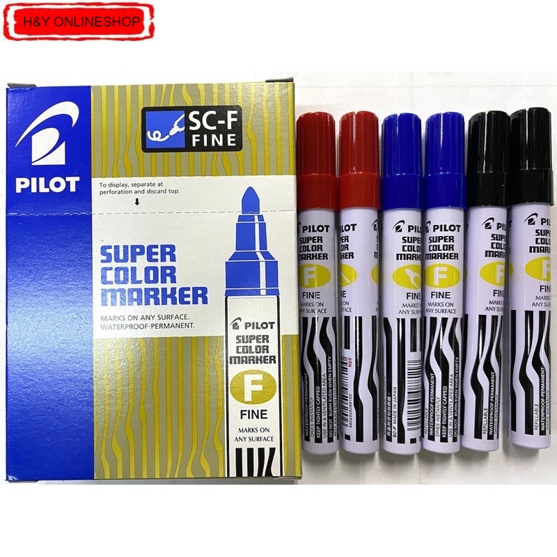 Genuine PILOT marker Sold per piece Available in Fine and Broad tip ...