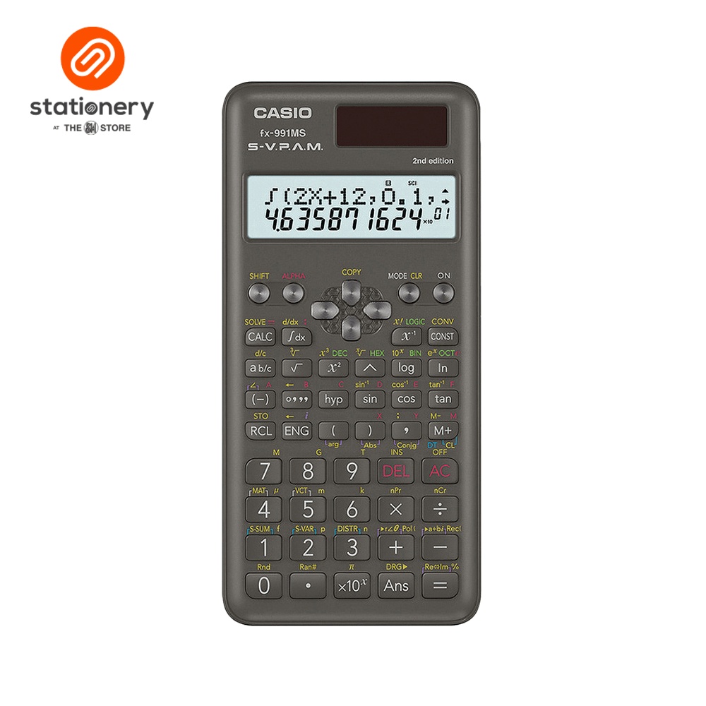 Casio Scientific Calculator Fx991Ms 401 Functions | Shopee Philippines