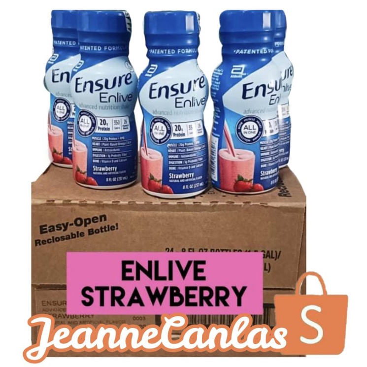 Ensure Enlive Nutrition Facts Label | Besto Blog