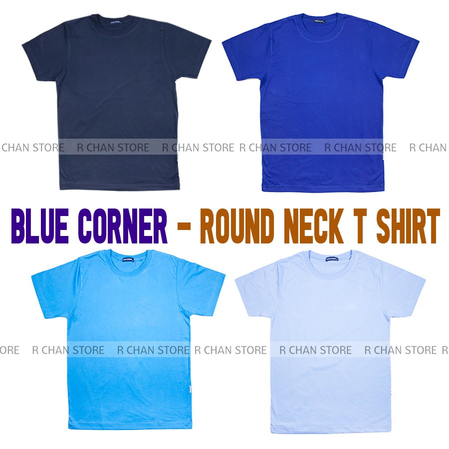 Original Blue Corner Round Neck T-Shirt (Unisex) XS TO 5XL | Shopee ...