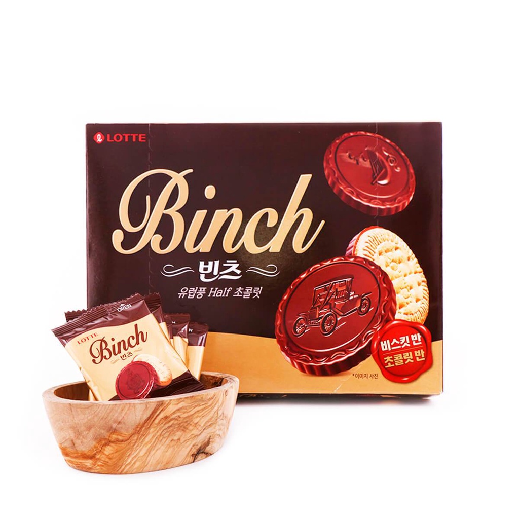 Lotte Binch Chocolate Biscuits 204g Shopee Philippines