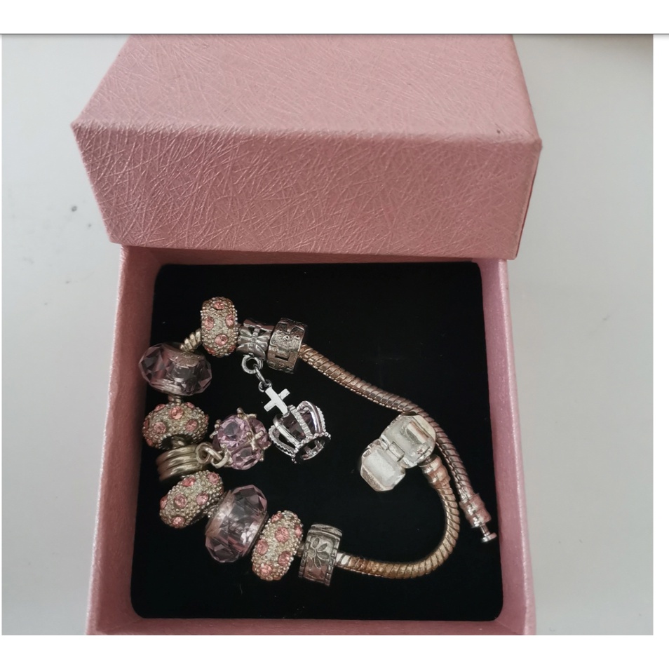 Pandora Bracelet (pink set) | Shopee Philippines