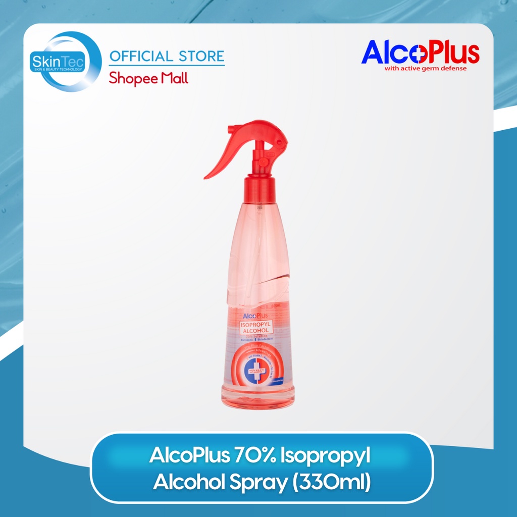 Alcoplus Red 70% Isopropyl Alcohol Spray (330ml) | Shopee Philippines