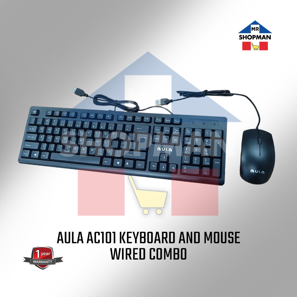 AULA AC101 Wired Keyboard and Mouse Combo | Shopee Philippines AULA AC101 Wired Keyboard and Mouse Combo | Shopee Philippines