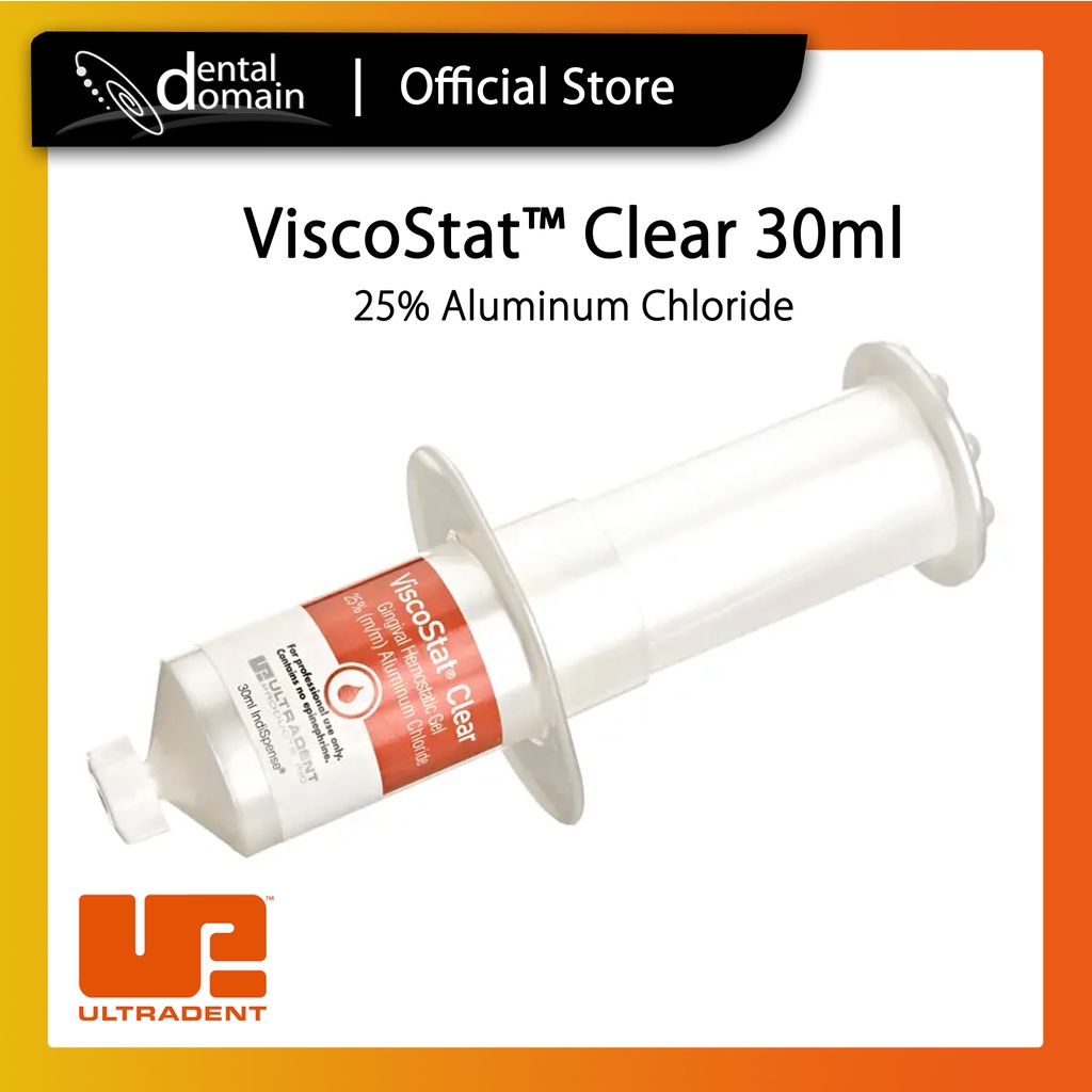 Ultradent Viscostat Clear 25% Aluminum Chloride Hemostatic Agent # ...