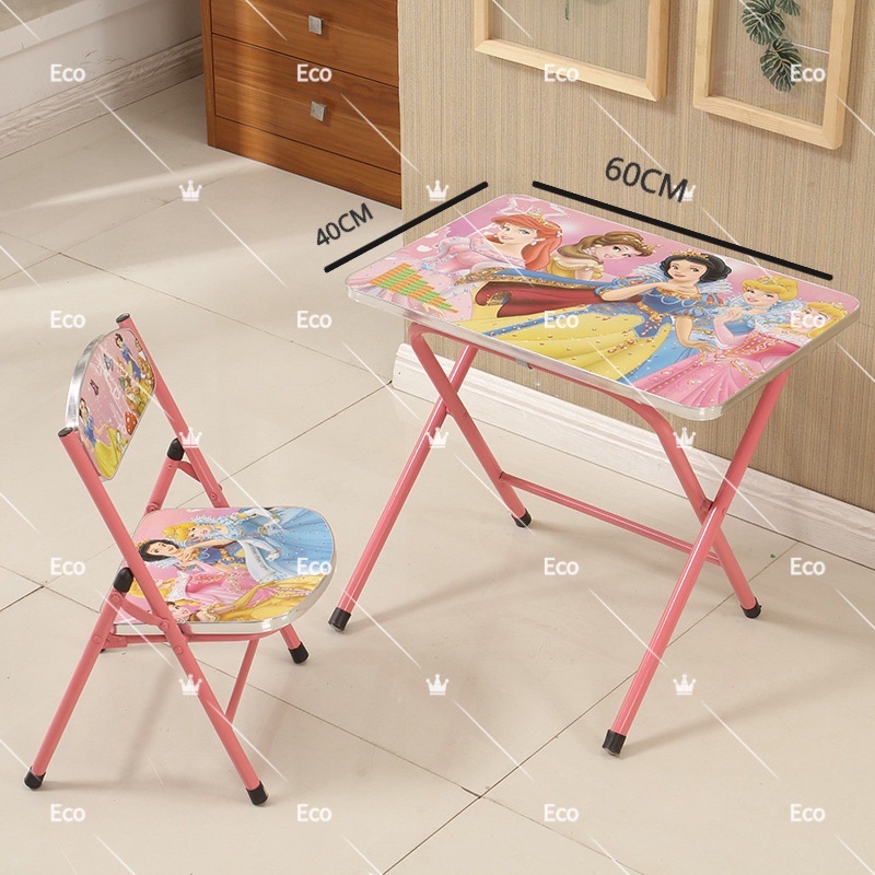 Foldable Kids Study Table with Chair Study Table for kids | Shopee ...