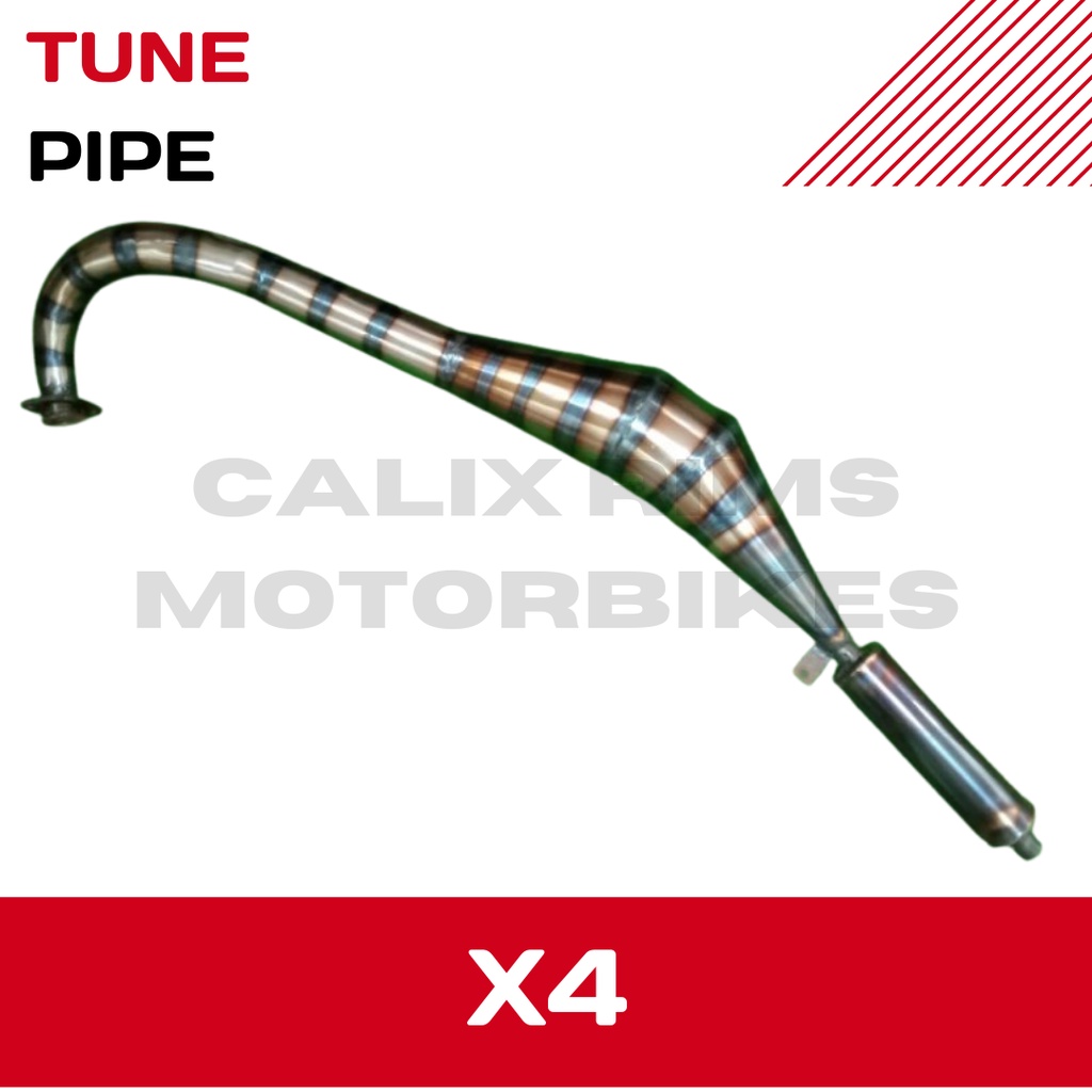 Tune pipe for X4 (silver/titanium) | Shopee Philippines
