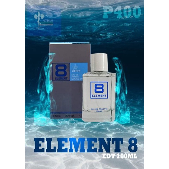 Original Perfume Men's ( Element 8 ) | Shopee Philippines